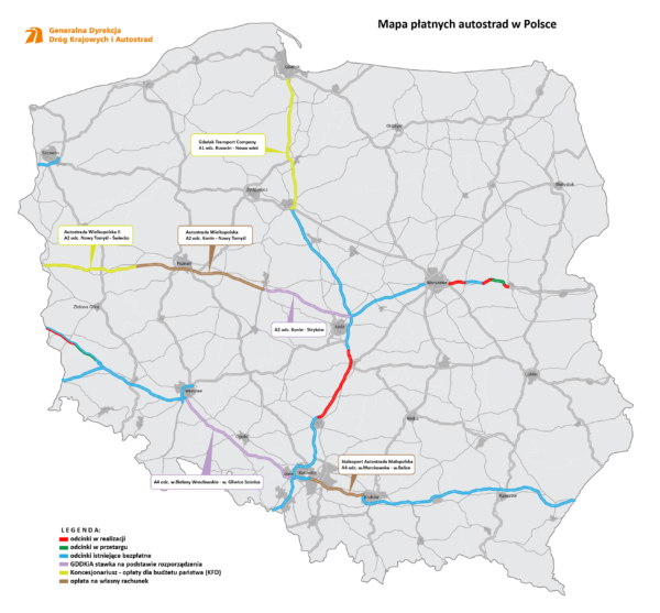 Od jutra znikają bramki na polskich autostradach A2 i A4. Zmienia się system poboru opłat – zwrot.cz