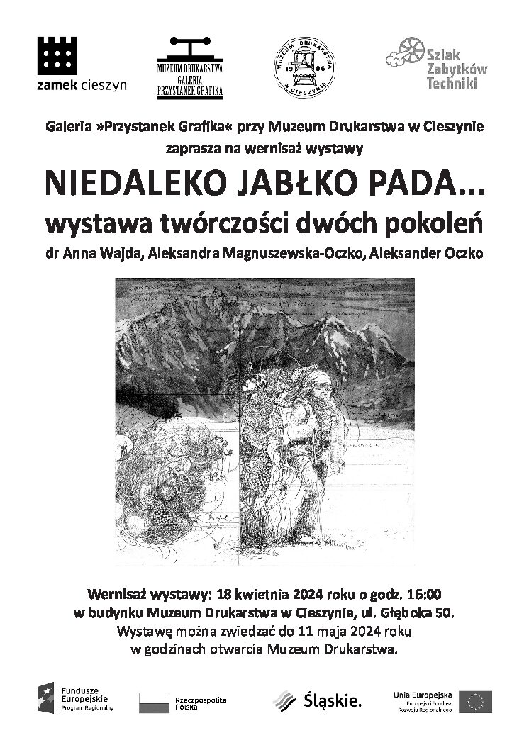 NIEDALEKO JABŁKO PADA… wystawa twórczości dwóch pokoleń dr Anna Wajda ...